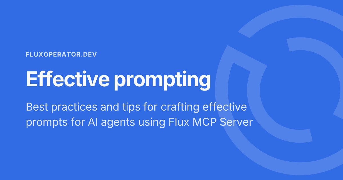 Effective prompting - Flux Operator Docs